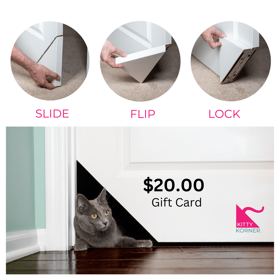 Kitty Korner Cat Door Gift Cards – Kitty Korner Door